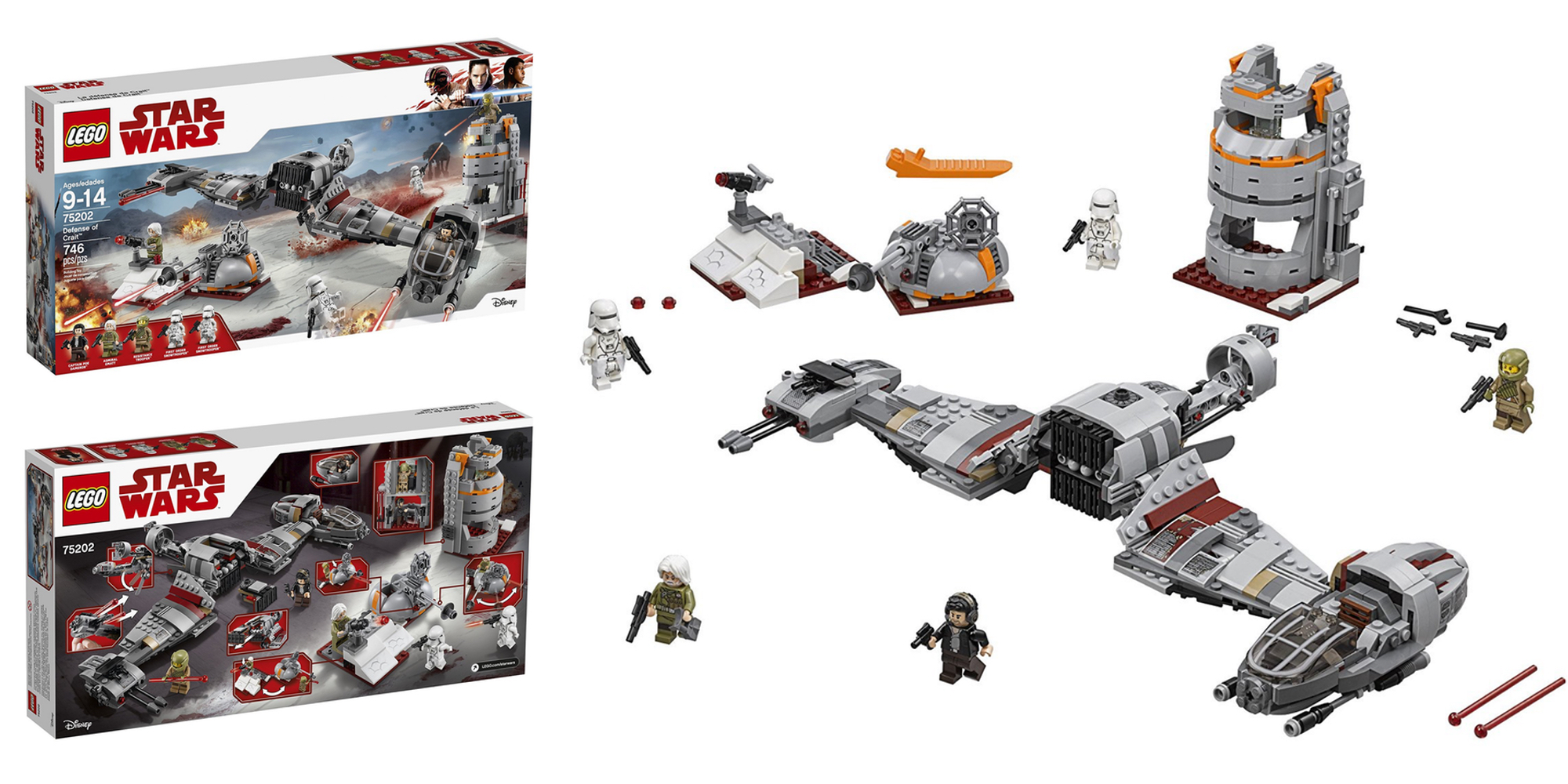 Battle against the First Order w/ this Defense of Crait LEGO kit at $68 ...