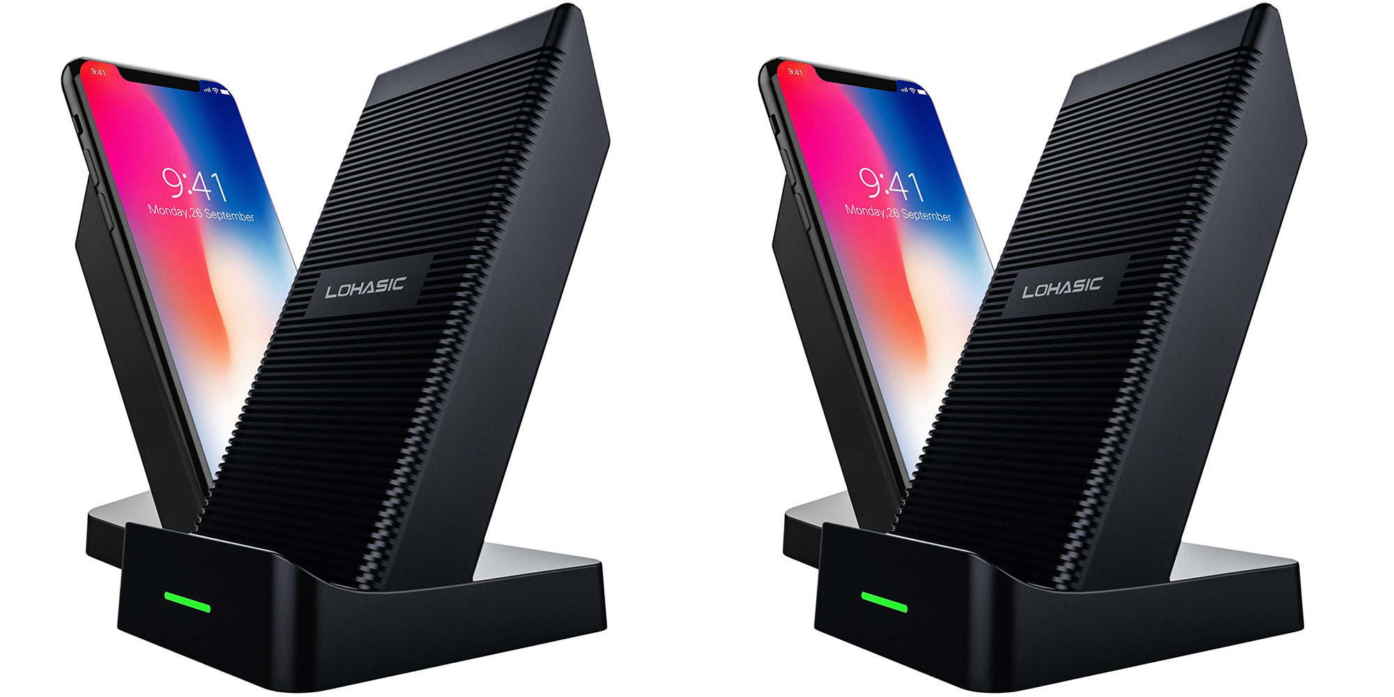 Power your iPhone on this wireless Qi charging stand w/ cooling fan for ...