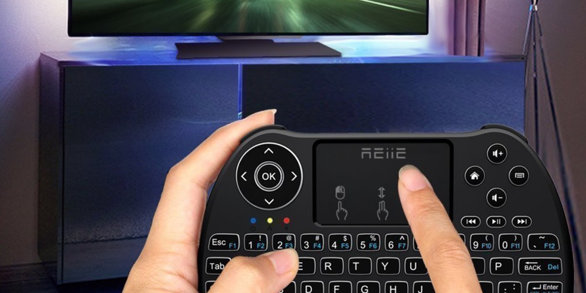 Wireless Mini Handheld Remote Keyboard with Touchpad on sale for just ...