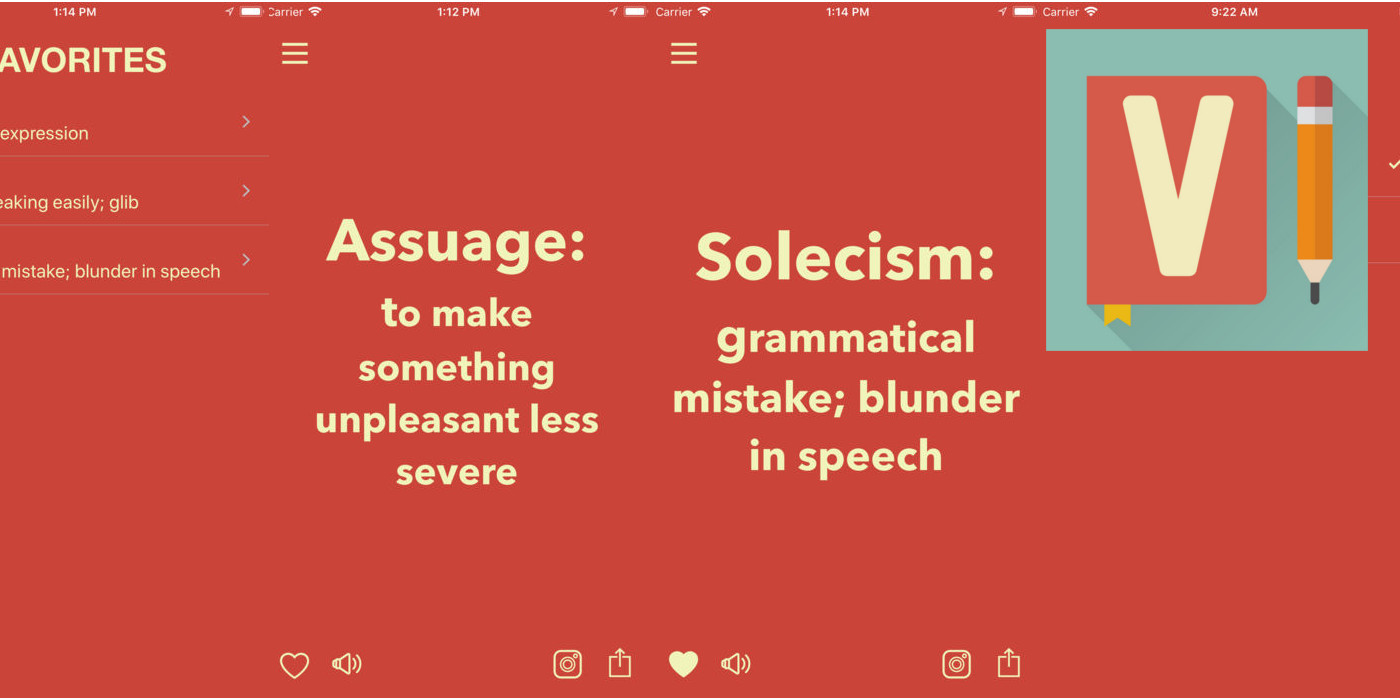 Increase your Vocabulary with Learn New Words for iOS, now FREE (Reg. $2)