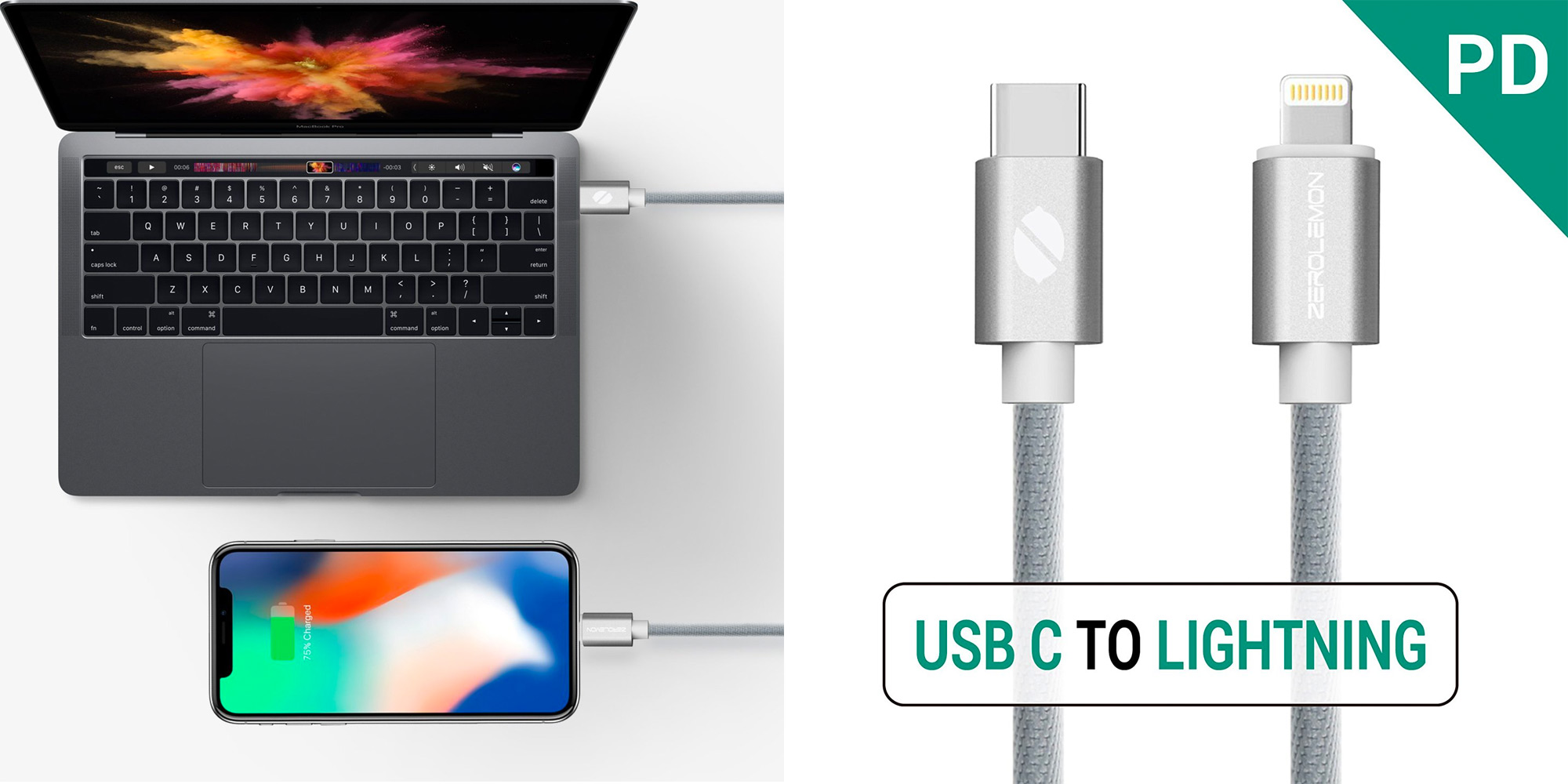 Charge your iPhone faster w/ a USB-C PD to Lightning cable for $7 Prime ...