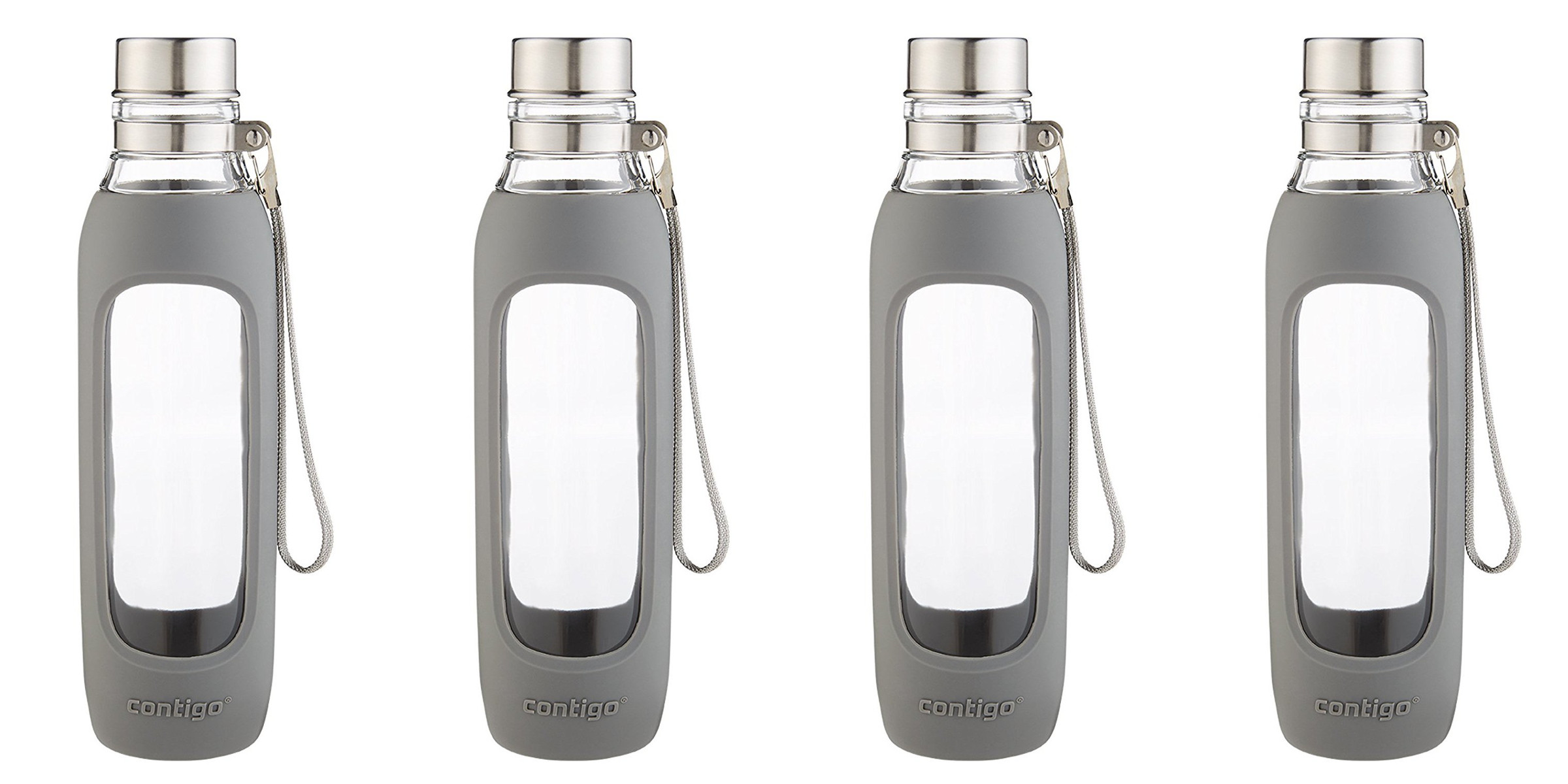 Contigo Purity Glass Water Bottle: 20-Oz. + sleeve for under $9 Prime ...