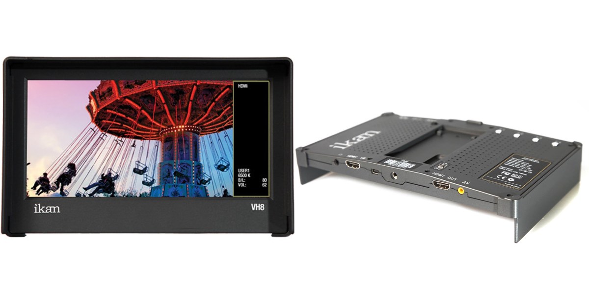 iKan 8-inch Camera Monitor w/ HDMI Battery Plate $100 shipped (Reg. $200)