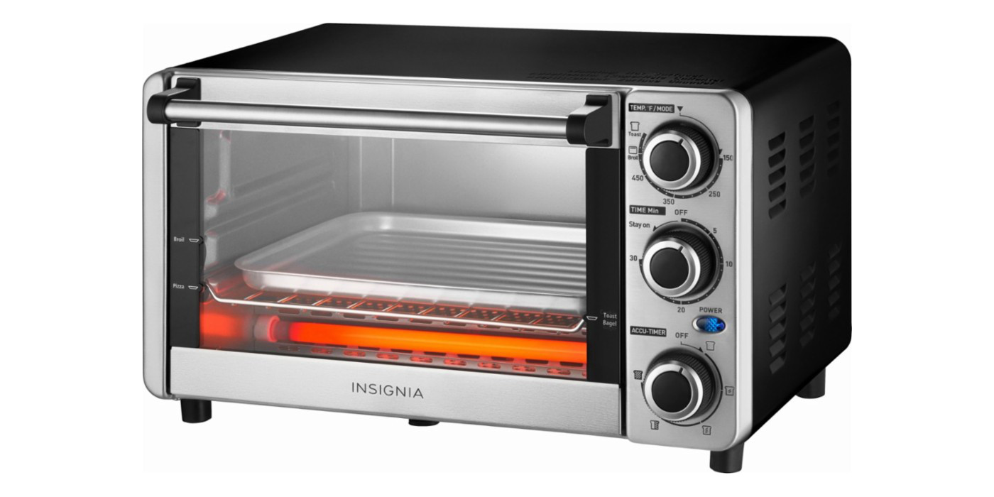 Insignia's 4-Slice Stainless Steel Toaster Oven up to $40 off today at ...