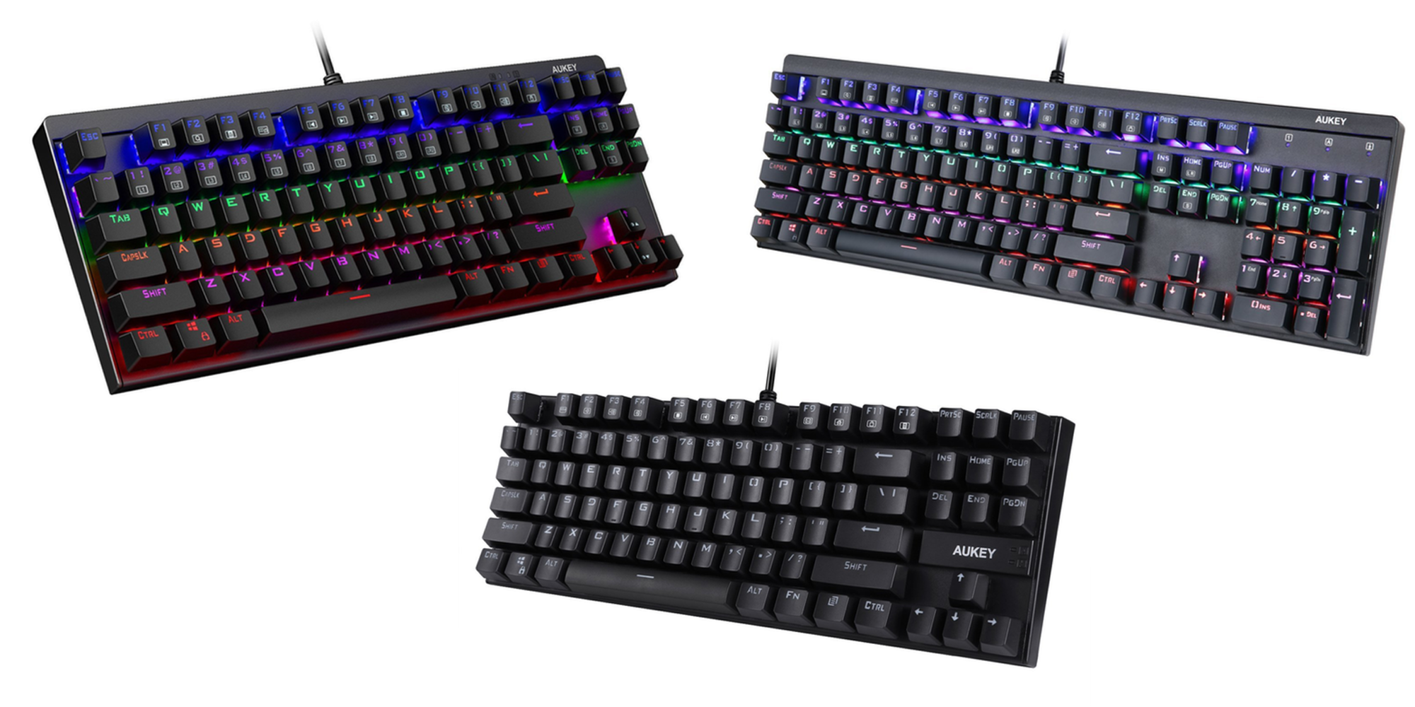 Save up to 30% on Aukey Mechanical Keyboards starting at $20 Prime shipped