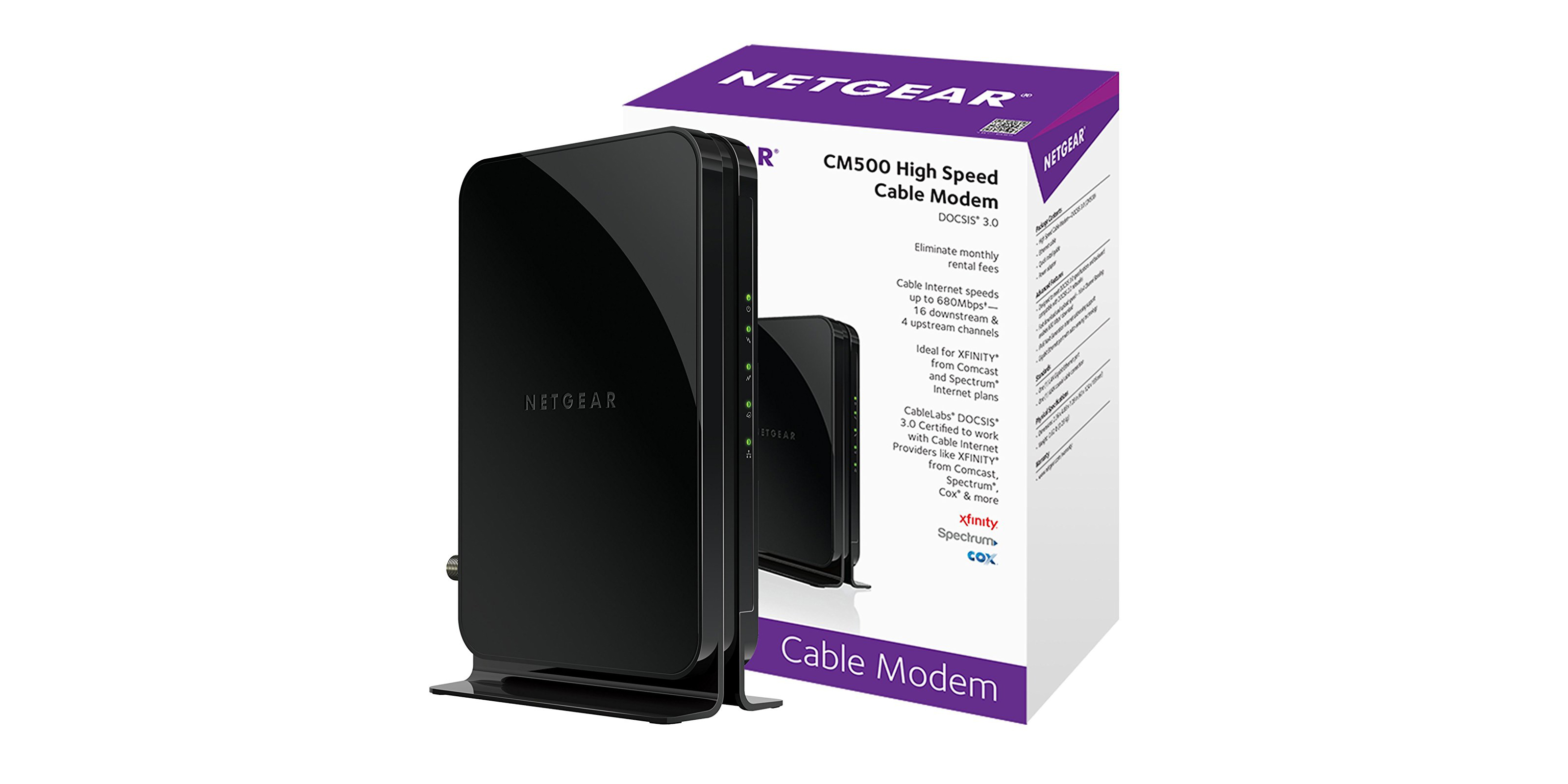 Ditch the rental fees and own this NETGEAR DOCSIS 3.0 Modem for $46 shipped