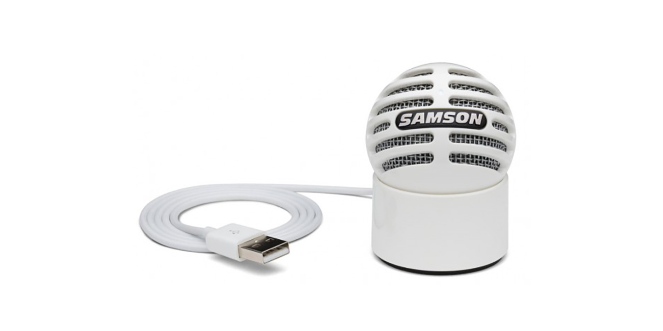Samson's $25 USB Condenser Mic is ideal for recording podcasts on the road