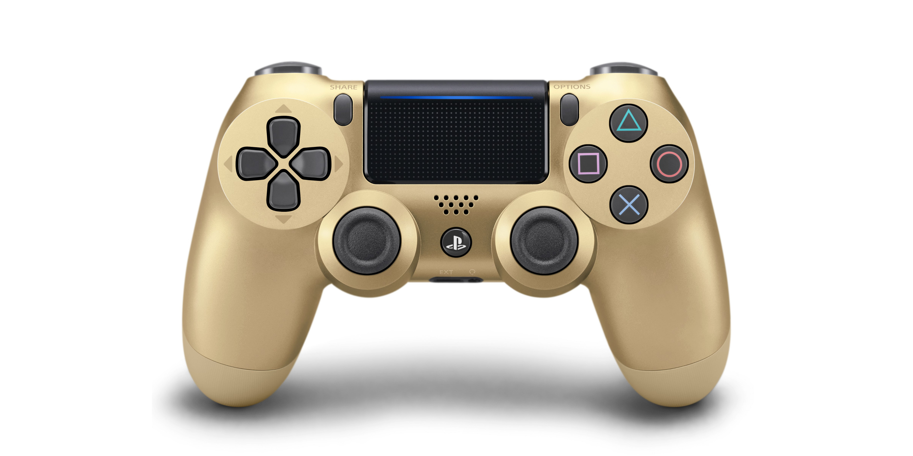 Add some bling to your PS setup: Gold and copper Sony DualShock 4 ...