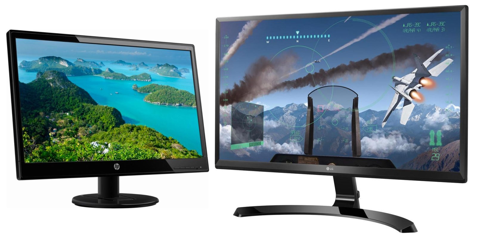 Step up your productivity w/ these monitors: HP 21-inch 1080p $45, LG ...