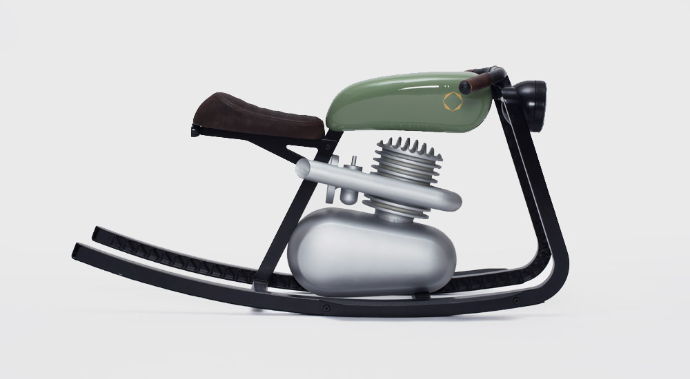 Moto Rocker delivers retro-inspired racing design to your kid's ...