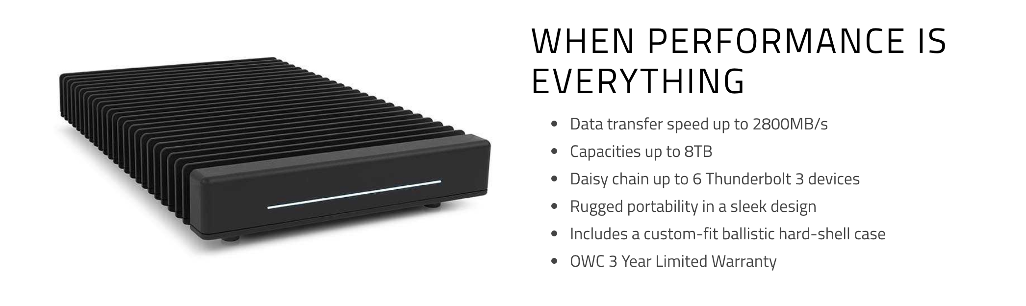 OWC ships new Thunderblade hard drive, dubbed the 'fastest external ...