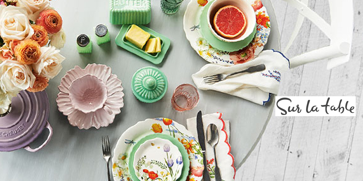 Sur la Table Refresh your Table Event has dinnerware from just $5
