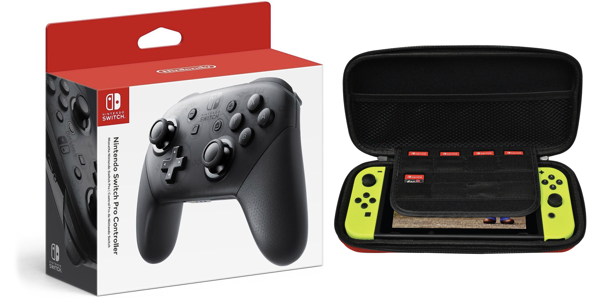 Take your Switch setup to the next level w/ a Pro Controller + Case for ...