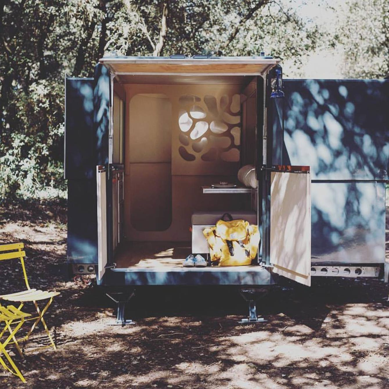 The Tipoon Travel Machine reimagines camping w/ room for four on-the-road