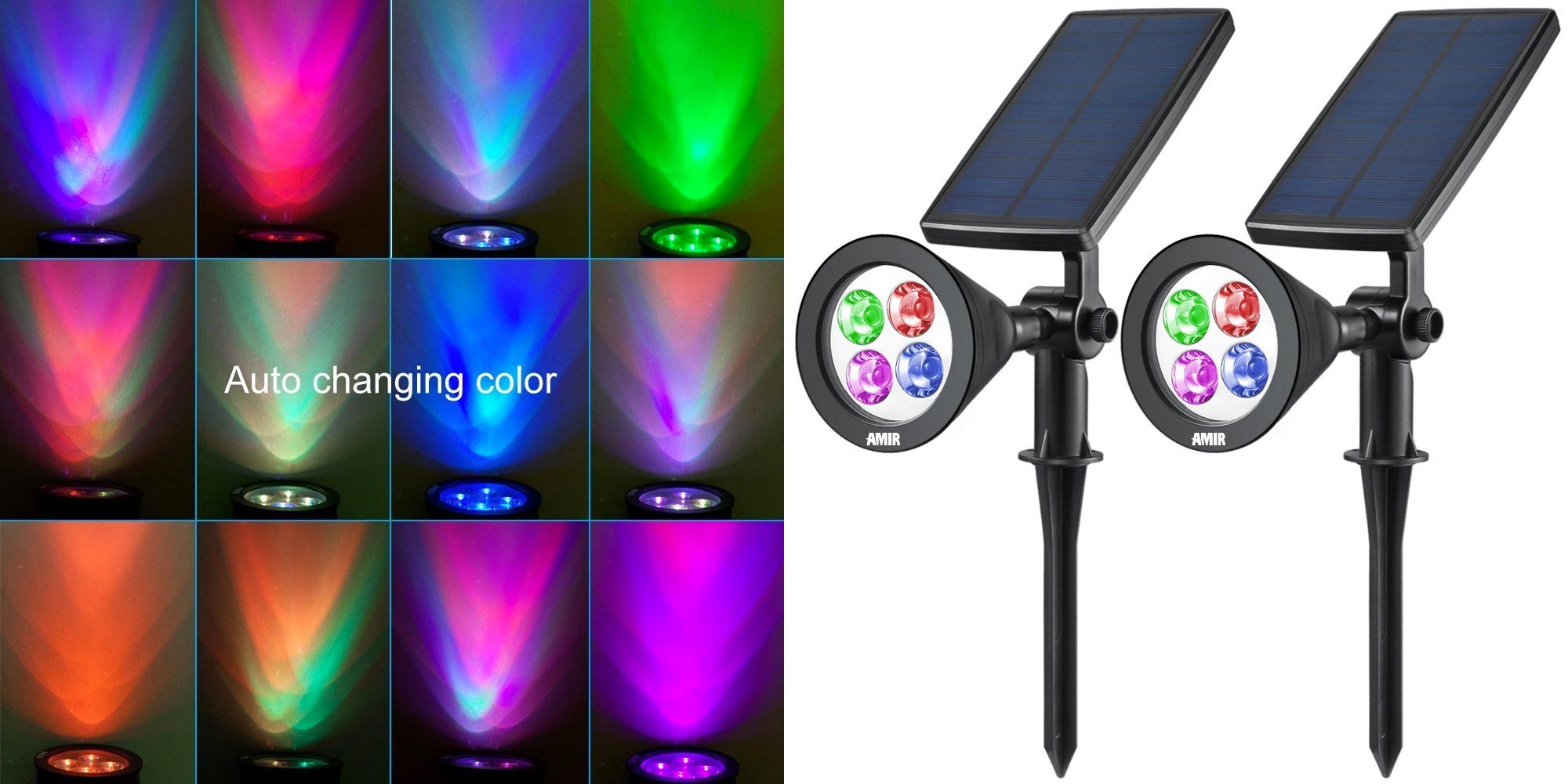 Add some spice to your patio w/ these multi-color solar lights from $9 ...