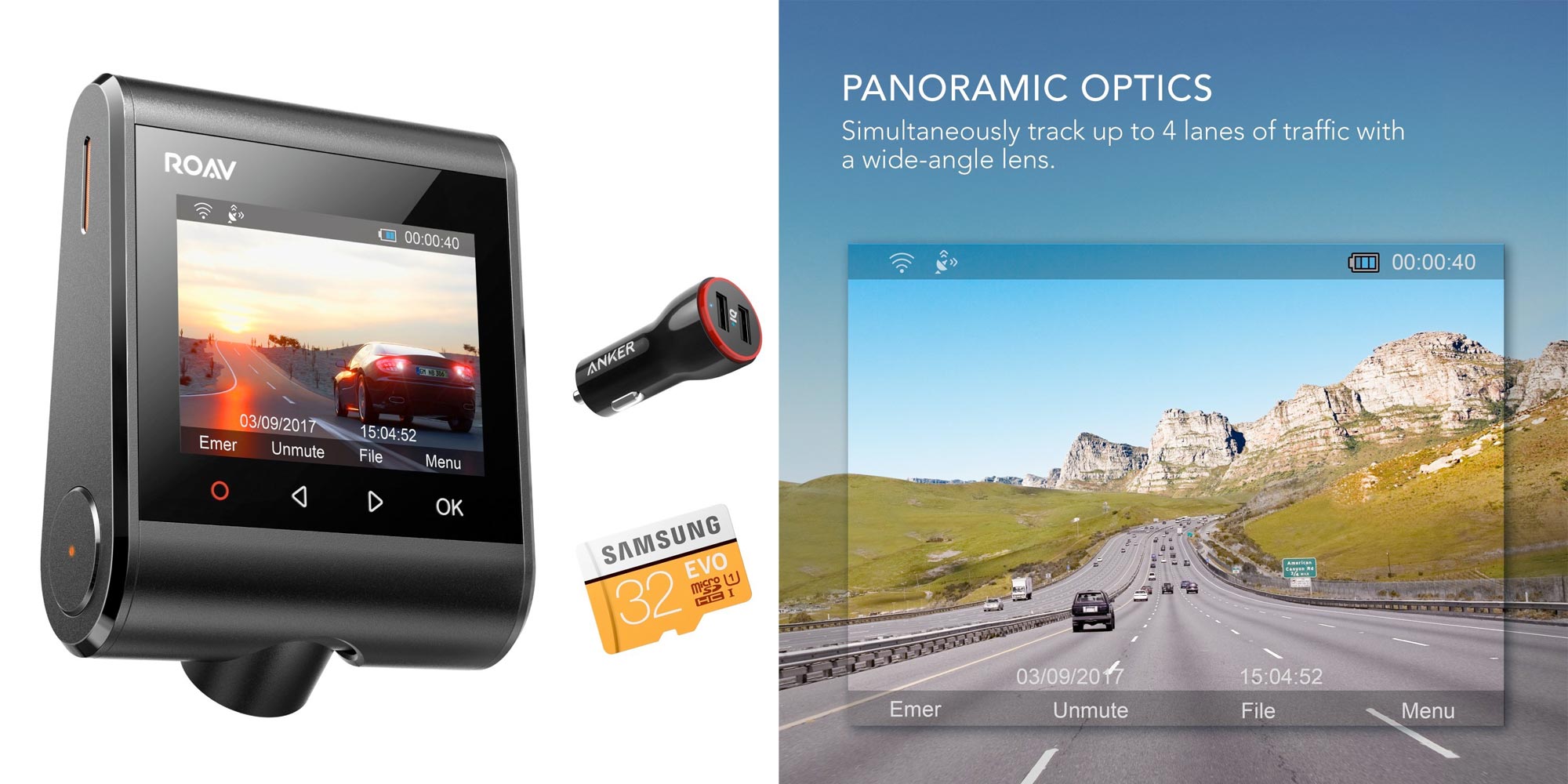 Roav's C1 Pro Dash Cam captures 1440p & has a built-in GPS to track ...