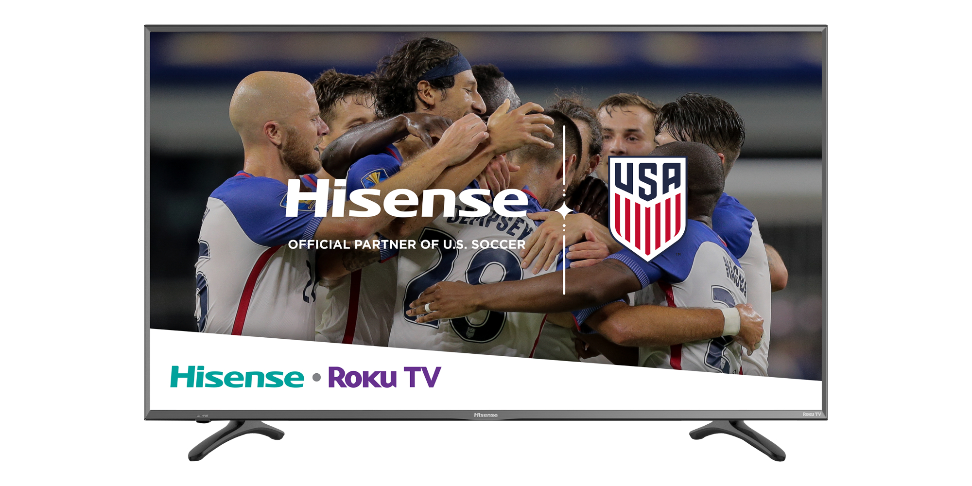 Add a 43-inch Hisense 1080p TV w/ Roku functionality to your setup for ...