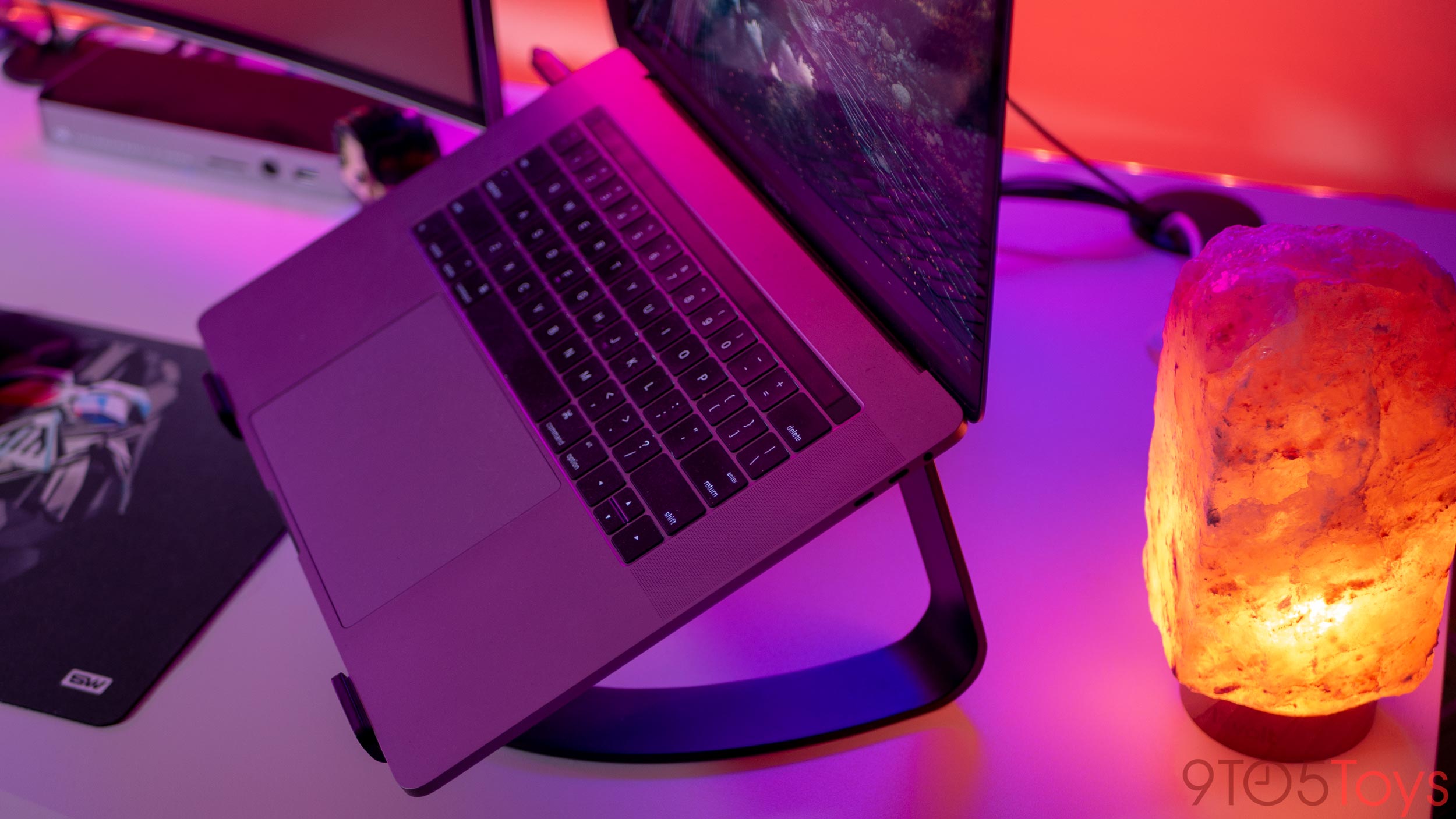 Behind the Screens: Patrick's UltraWide MacBook Pro RGB Setup