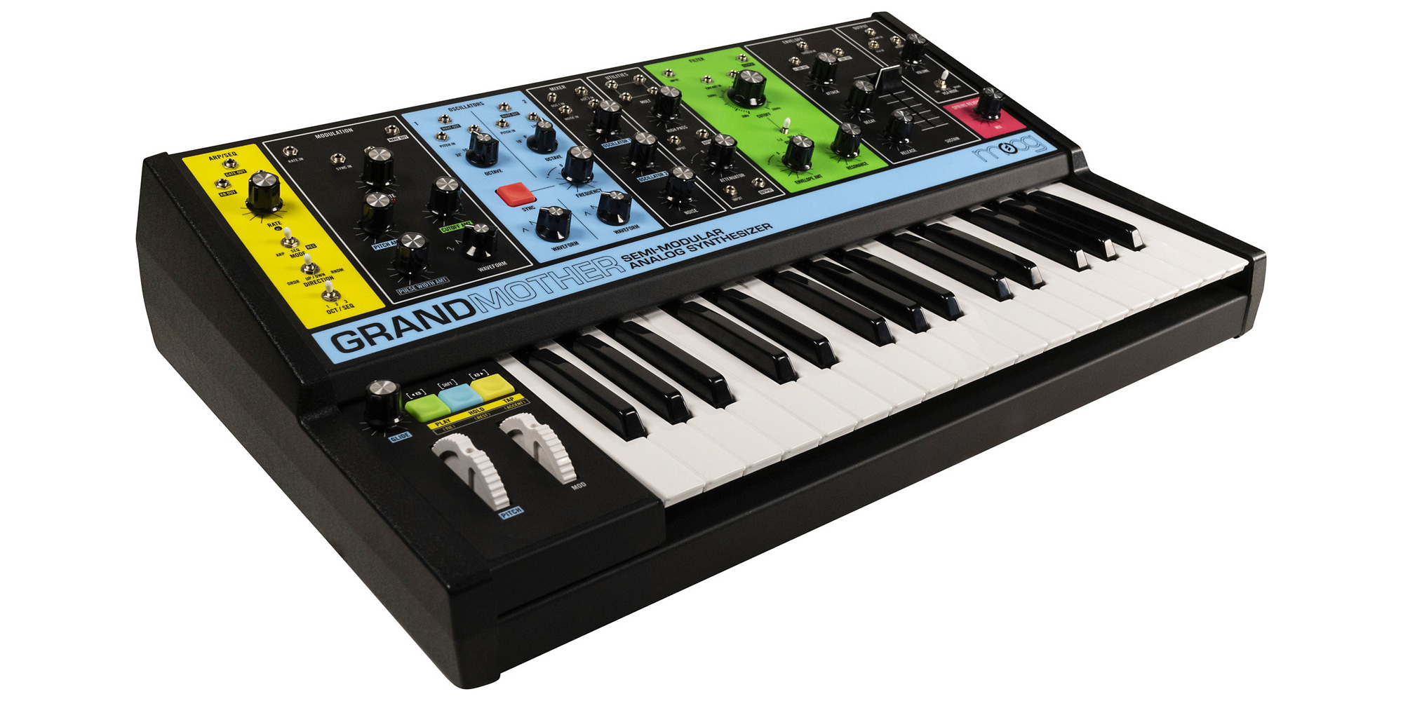 Moog unleashes new Grandmother semi-modular synth, available now [Video ...
