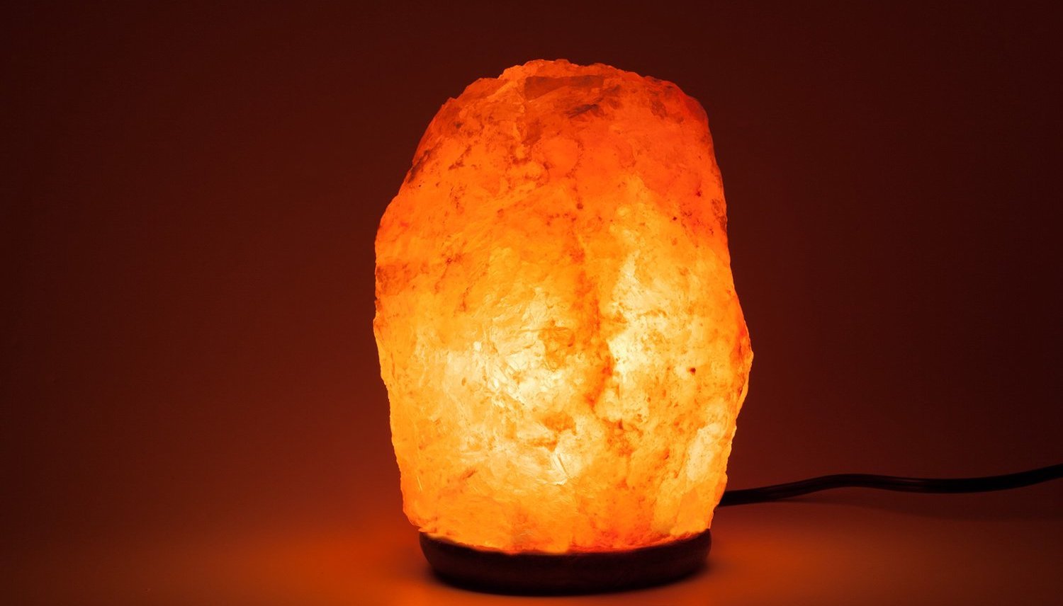 Get this Natural Himalayan Rock Salt Lamp w/ wood base for just $13 ...