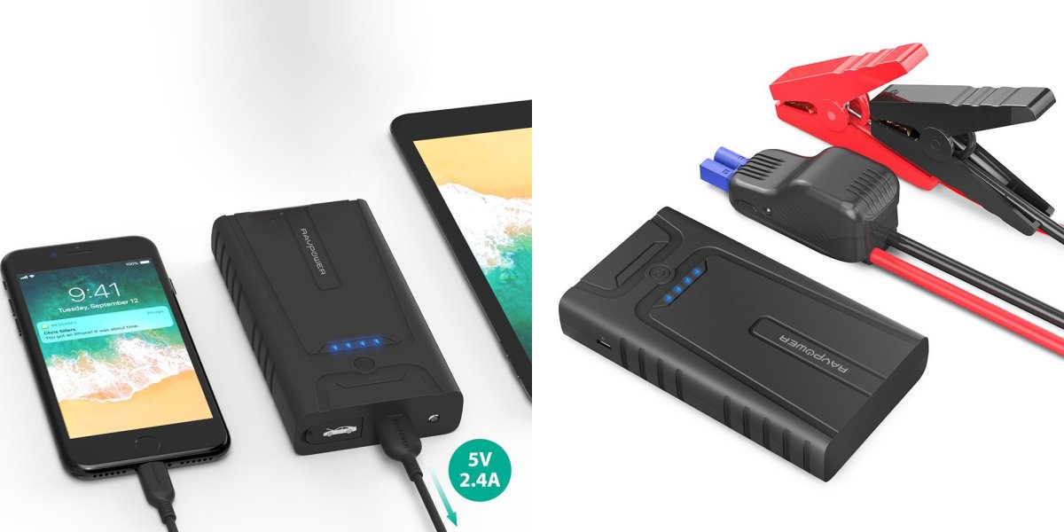 Jumpstart your car & charge your phone w/ this RAVPower battery pack ...