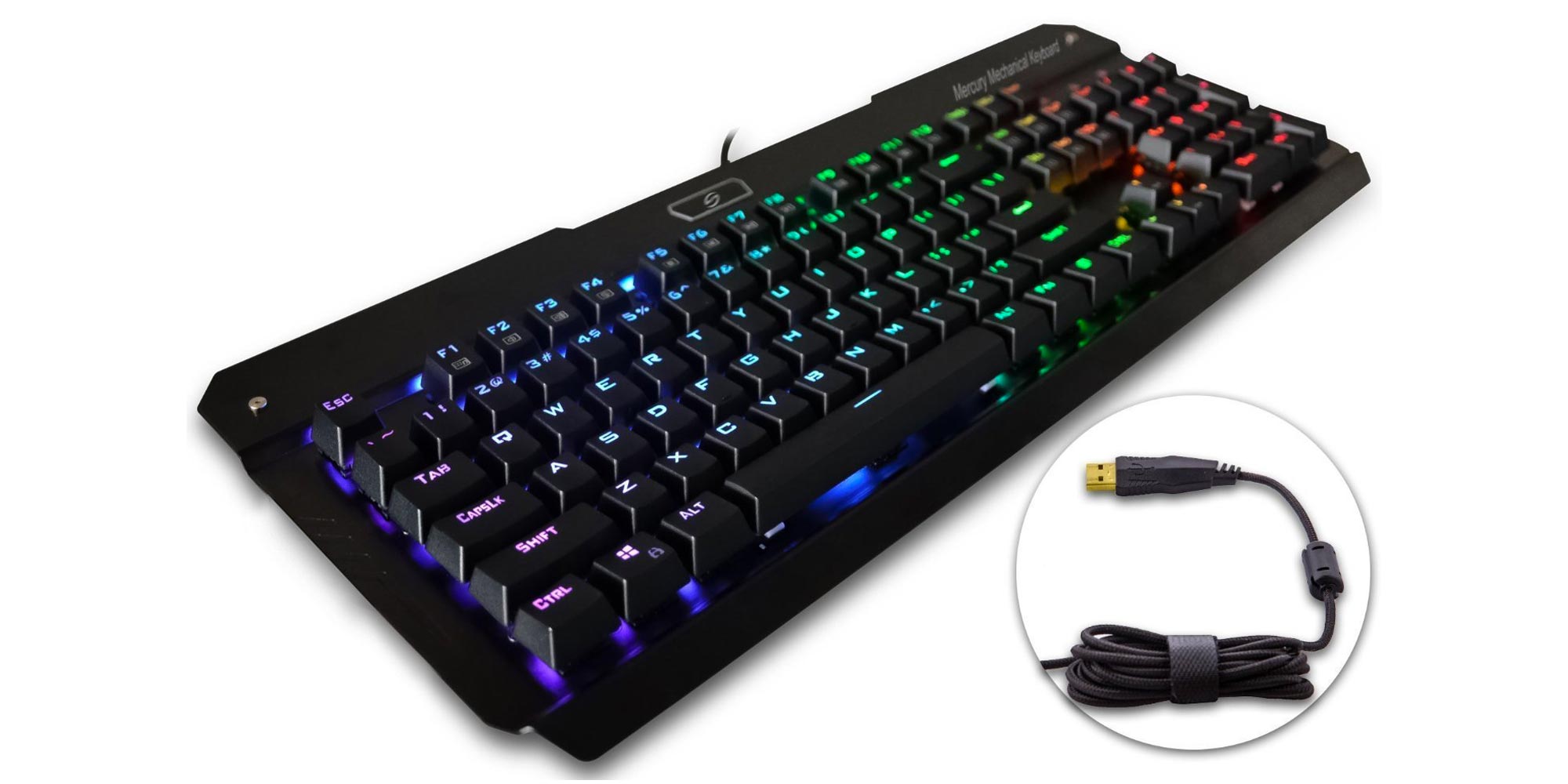 Add UtechSmart's Mercury RGB Mechanical Keyboard to your desk: $60 (Reg ...