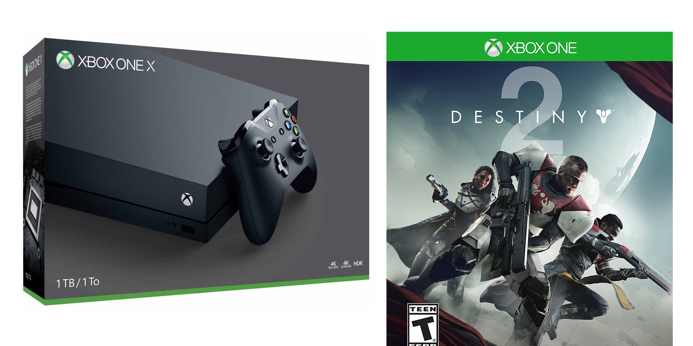 Xbox One X 1TB Console + extra controller & 2 games for $445 shipped ...