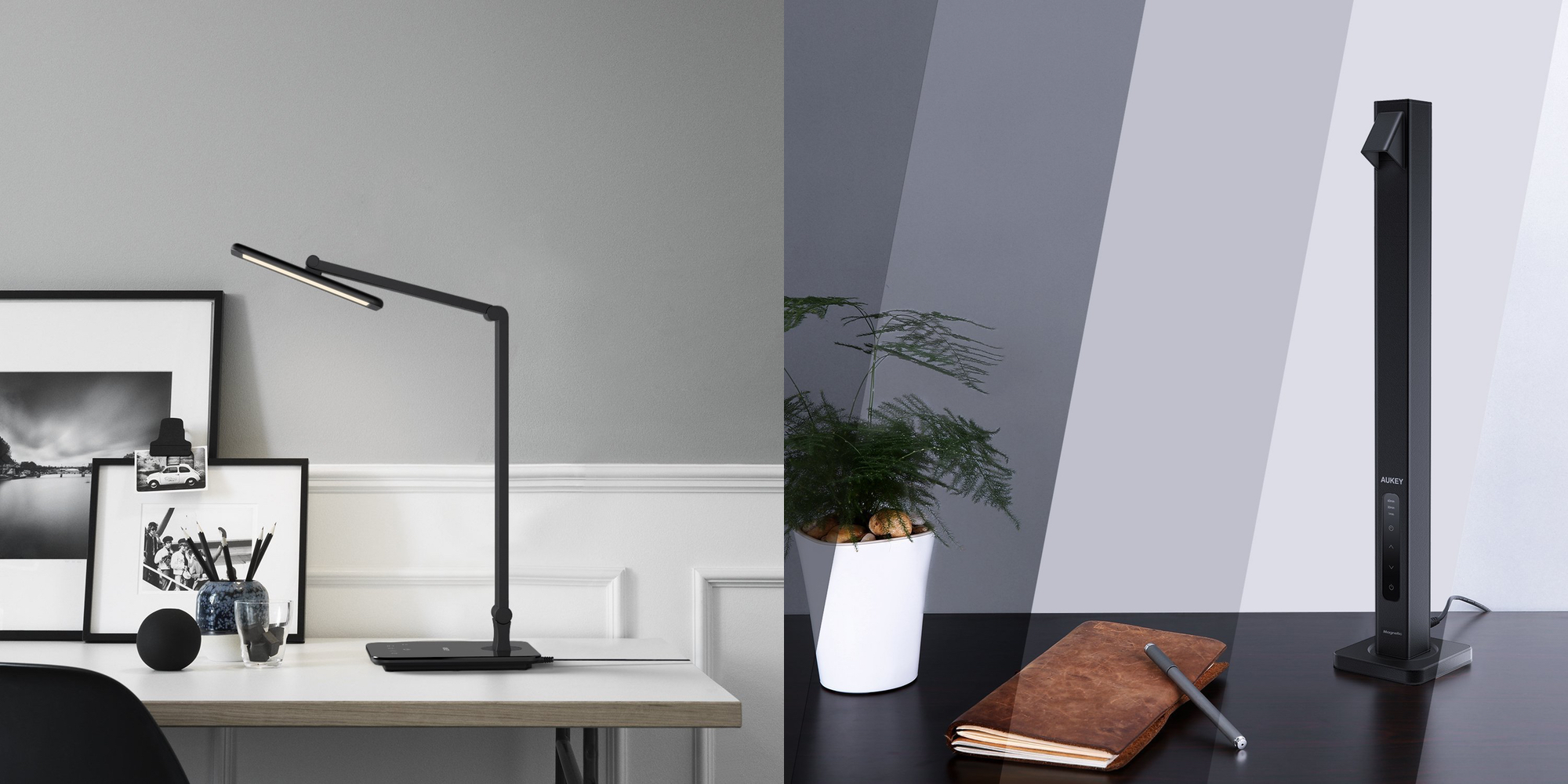 These Aukey LED Desk lamps make great additions to your workspace from $26
