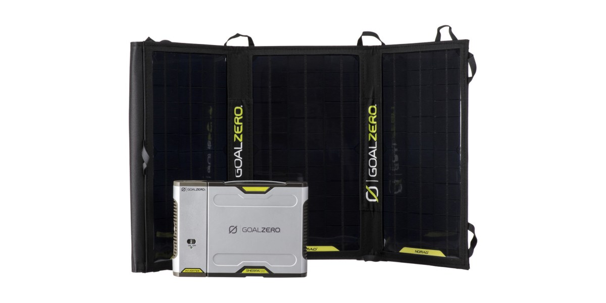 The all-in-one GOAL ZERO Sherpa Solar Charging Kit down to $300 (Reg ...