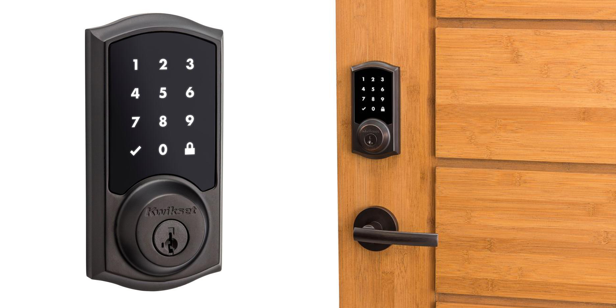 Add Kwikset's SmartCode Touchscreen Deadbolt to your front door at $98 ...