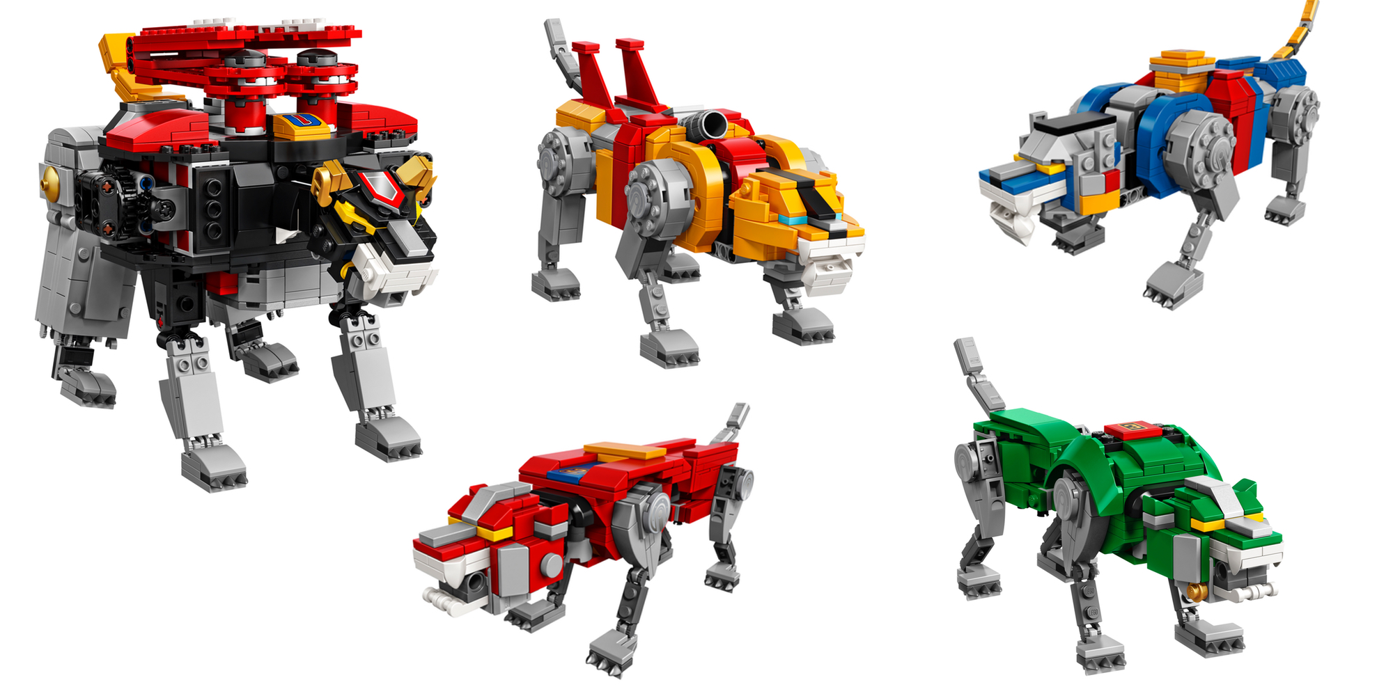 LEGO Ideas debuts 2,300-piece Voltron, the 'biggest buildable LEGO mech ...