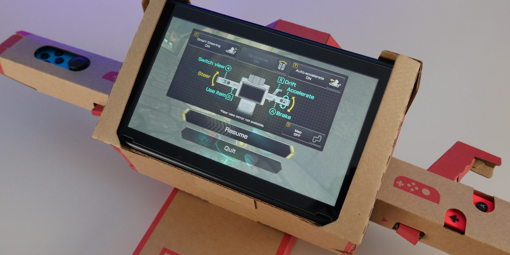 Hands-on: Mario Kart 8 pairs perfectly with Nintendo Labo's cardboard ...