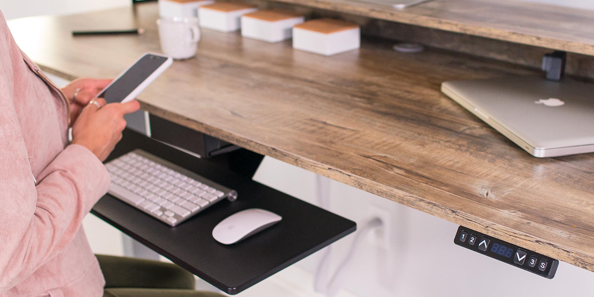 NookDesk reinvents the standing desk with upper & lower storage ...