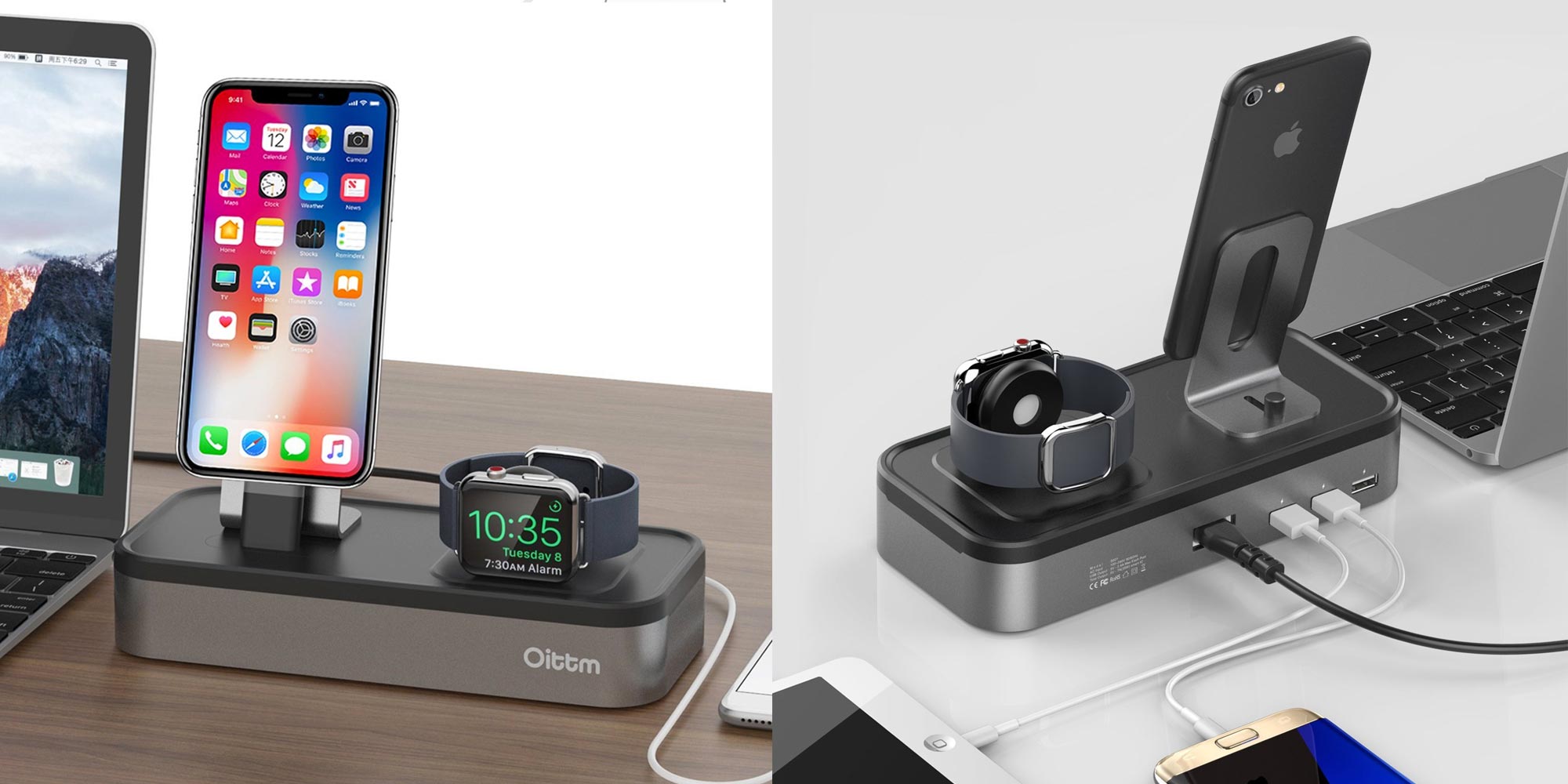 Power your iPhone, Apple Watch, more w/ Oittm's charging dock for $25. ...
