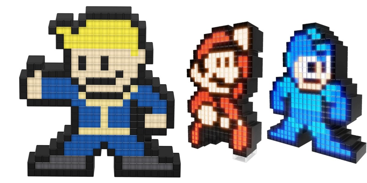 Pixel Pals light-up figures down to $5: Vault Boy, Mario, Mega Man, more