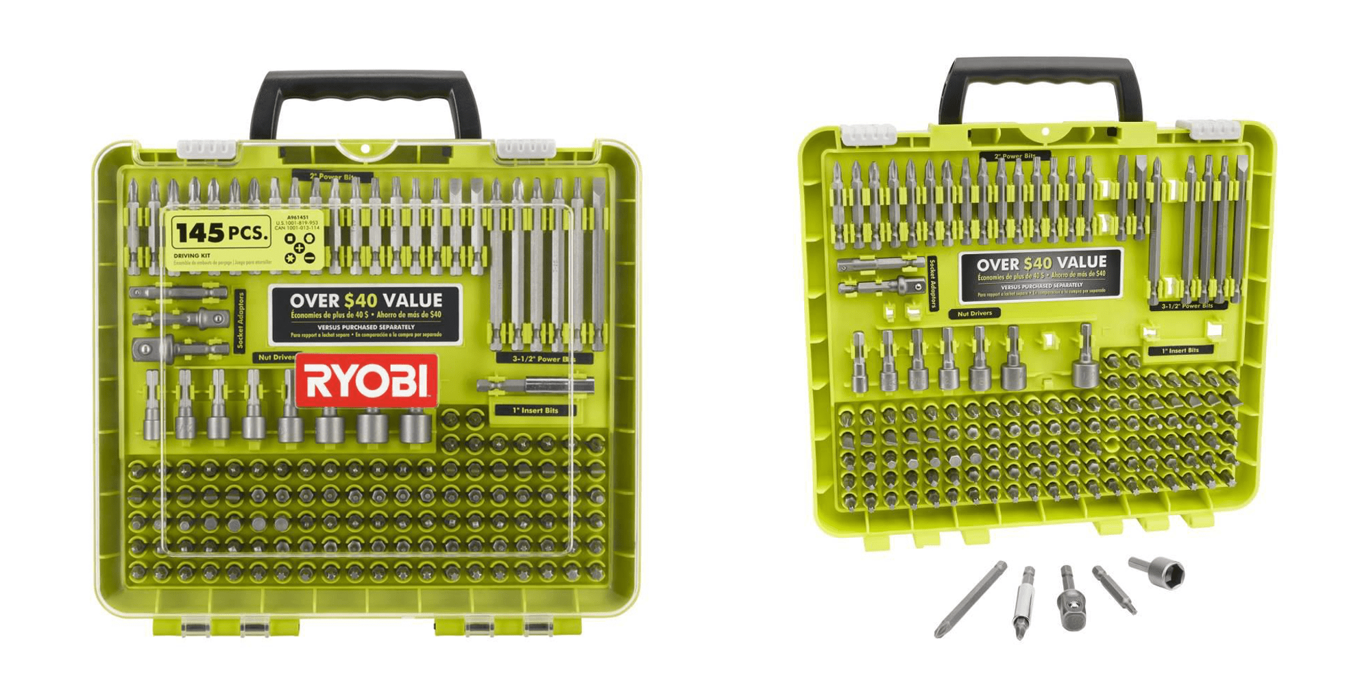 Ryobi's 145-piece Driving Kit is a great addition to your tool set at ...