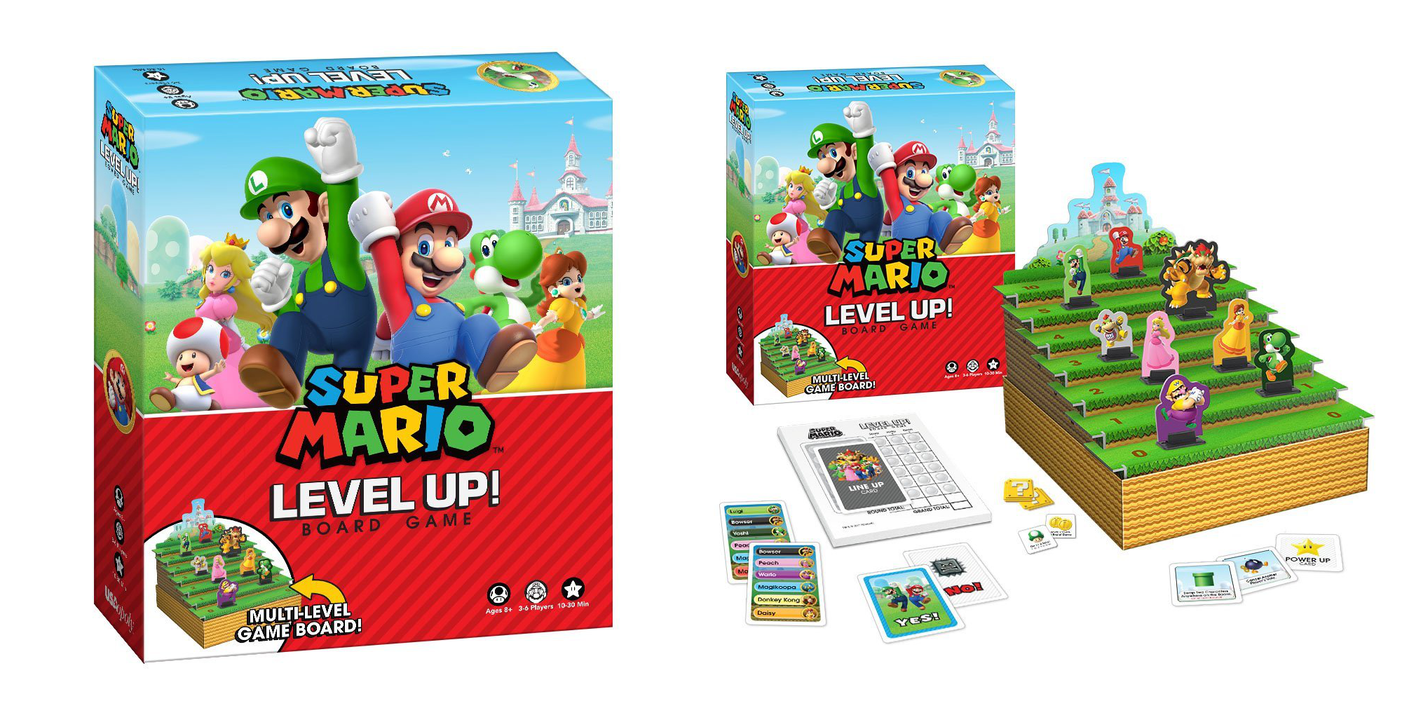 Super Mario Level Up Board Game for $10 Prime shipped (Amazon all-time low)