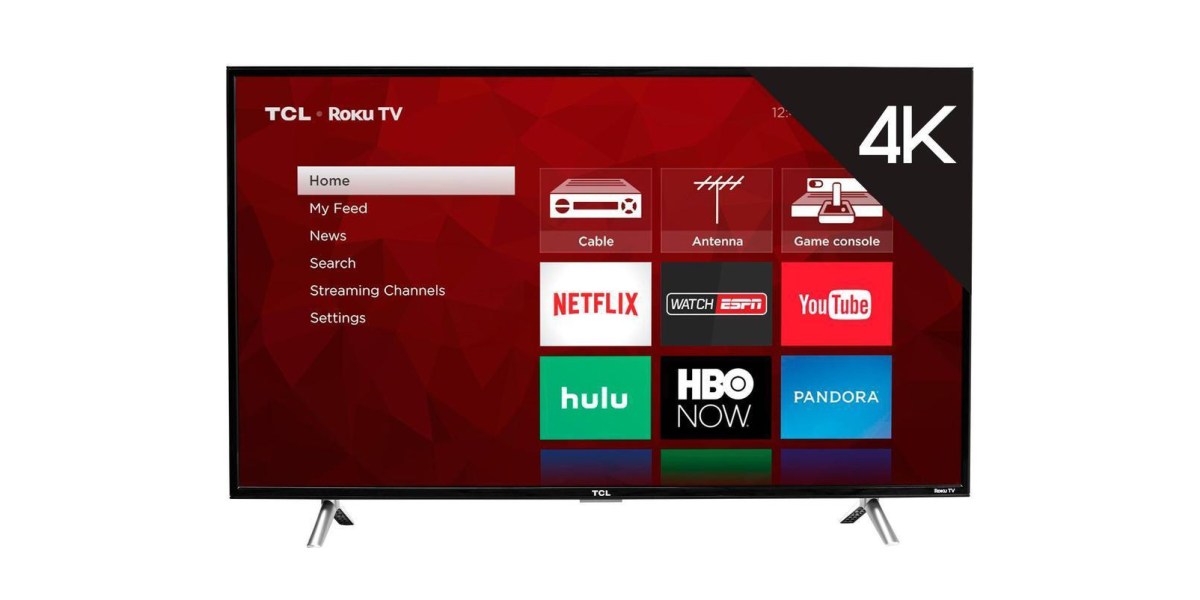 TCL's Roku 4K Smart UHDTV is perfect for a bedroom or den: $224 (Reg ...