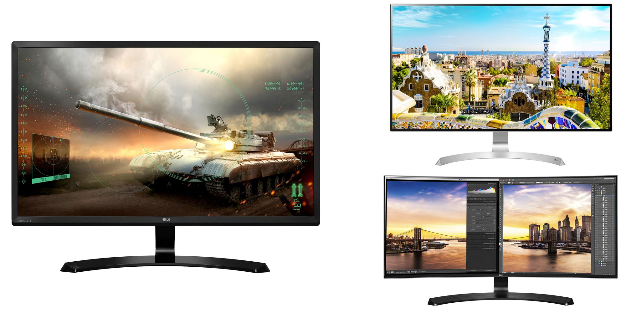 LG Monitors: 27-inch 1080p 75Hz $148, 27-inch 4K $320, 34-inch 1440p ...