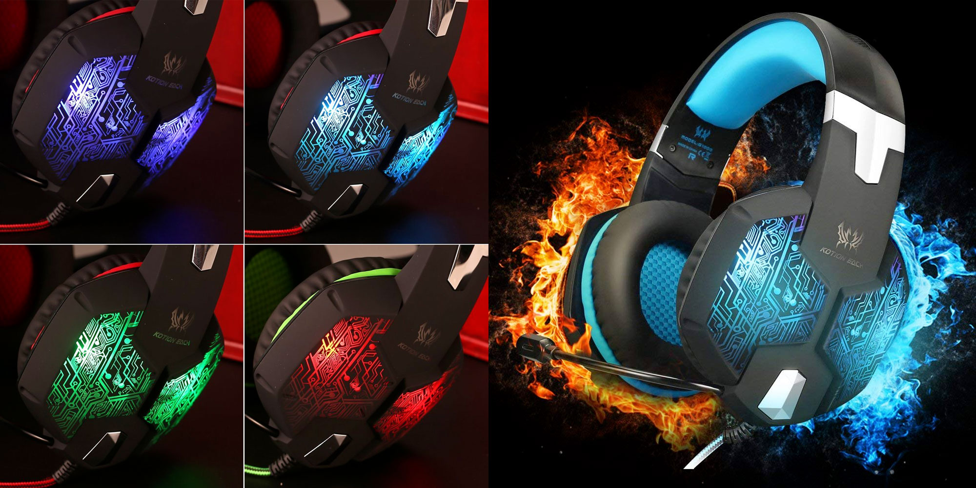 This RGB gaming headset works w/ PS4, Xbox, Switch, and PC for $17 ...