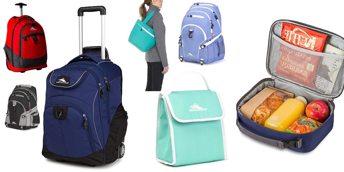 Back to School Gold Box: Huge assortment High Sierra backpacks and ...