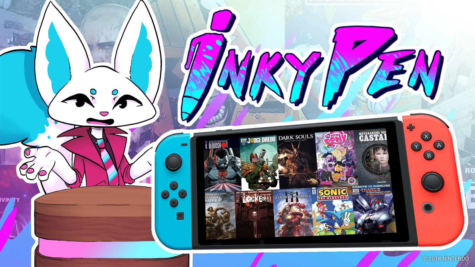 Nintendo and InkyPen partner to bring comics and graphic novels to the ...