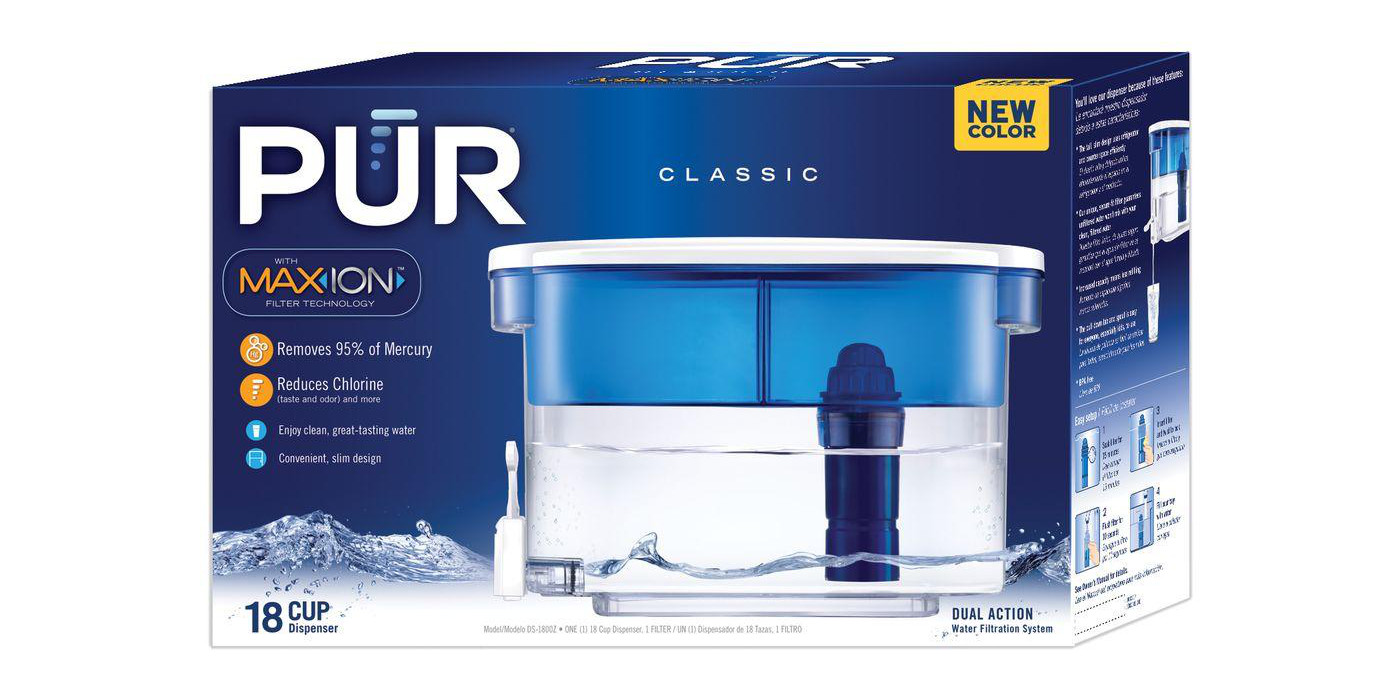 PUR 18 Cup Filtered Water Dispenser hits Amazon low at $24 Prime ...