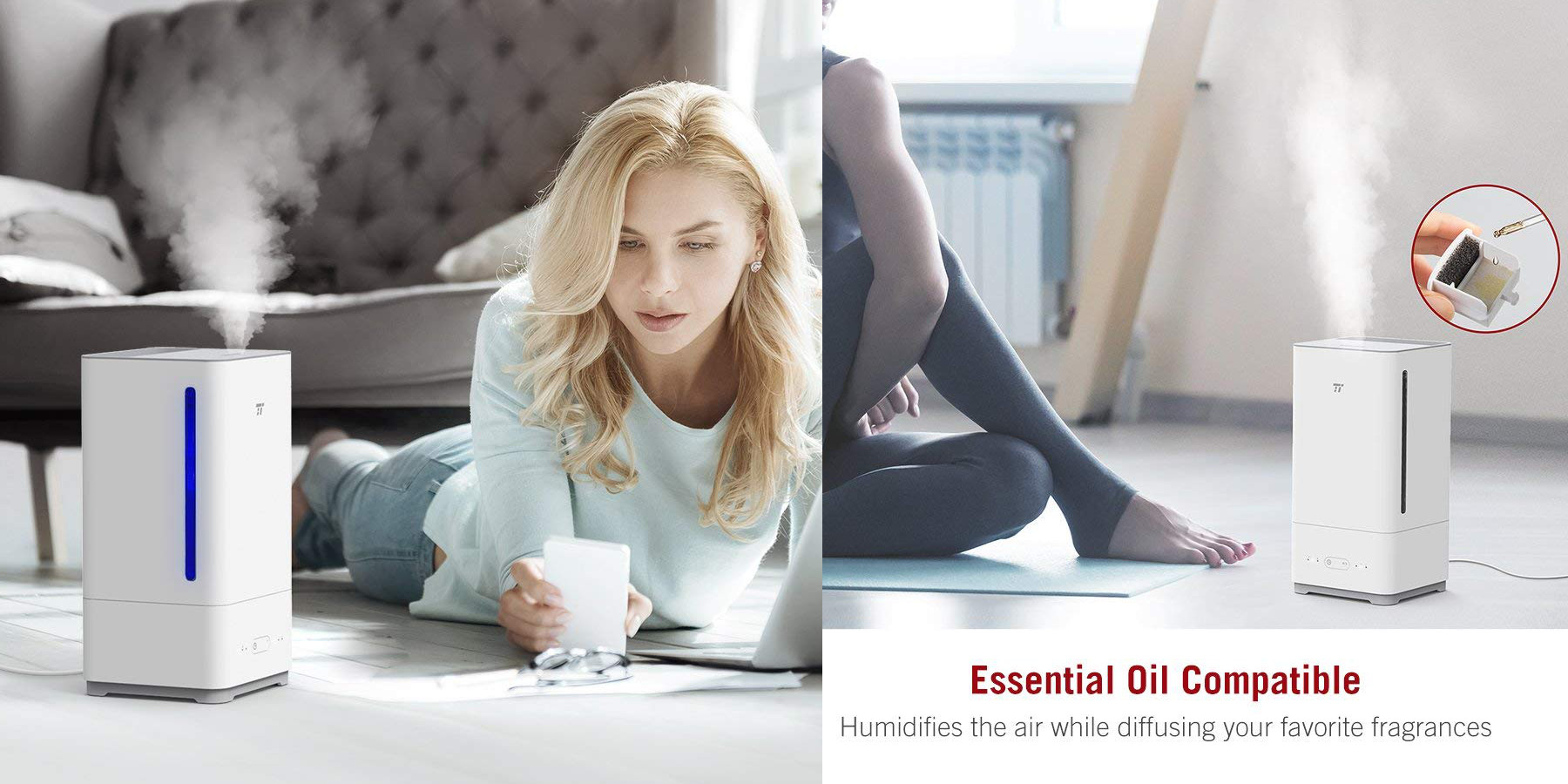 TaoTronics Oil Diffuser Humidifiers available from $36.50 today at Amazon