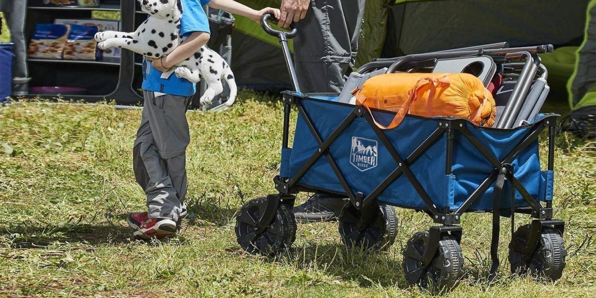 These Folding Utility Carts are great for camping or the yard, now down ...
