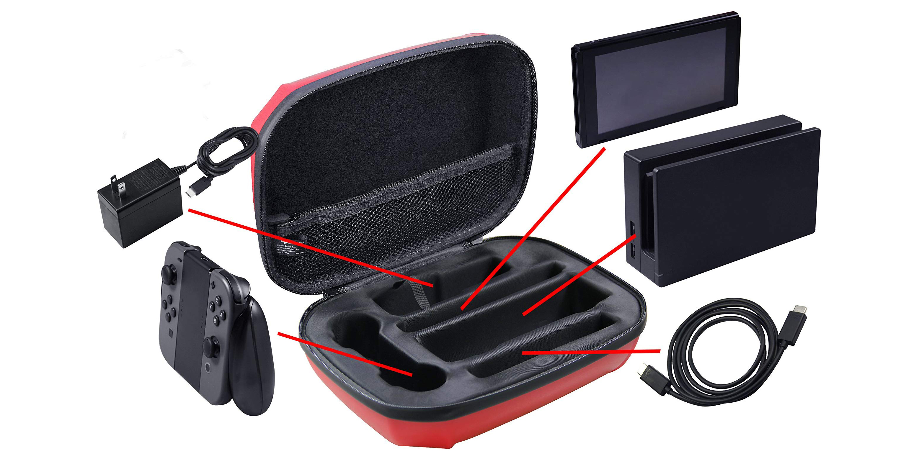 Carry your Nintendo Switch, Dock, Joy-Con and more w/ this $20 case