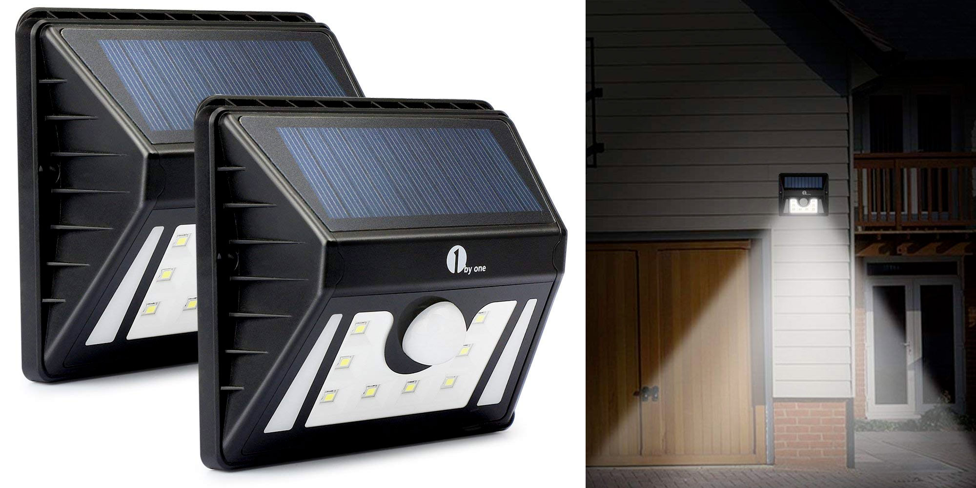 Just $9 will score you two outdoor LED solar lights to illuminate your ...