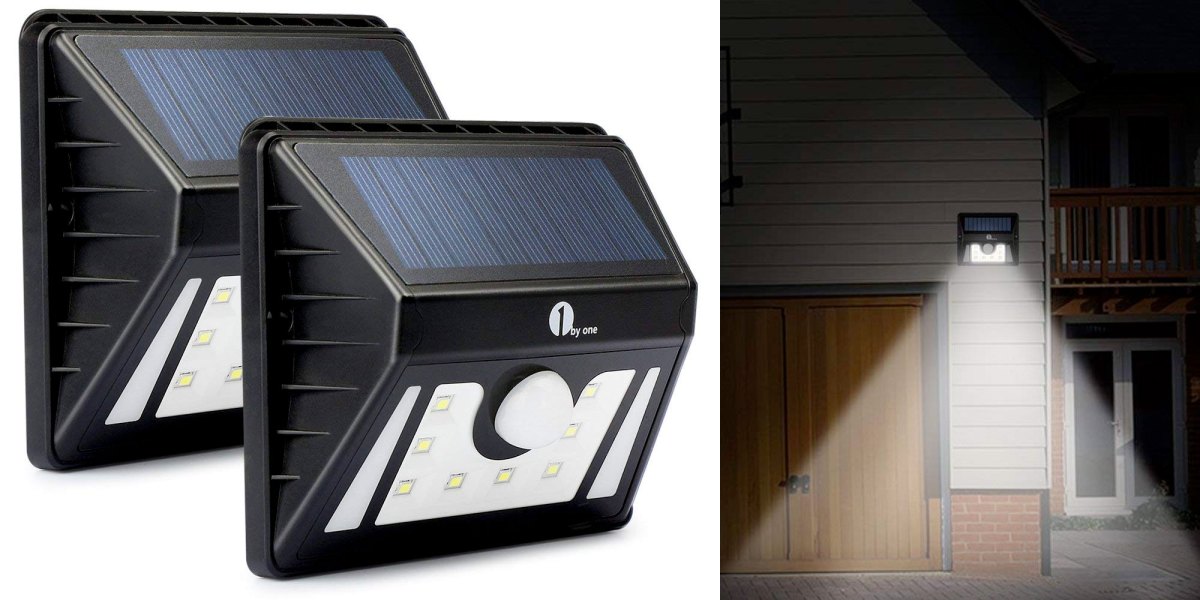 Just $9 will score you two outdoor LED solar lights to illuminate your ...