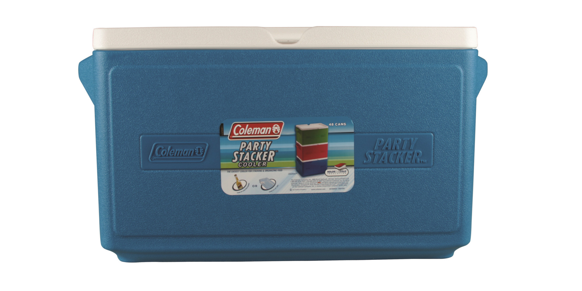 Coleman's 48-Can Party Stacker Cooler in blue is yours from just $18 ...