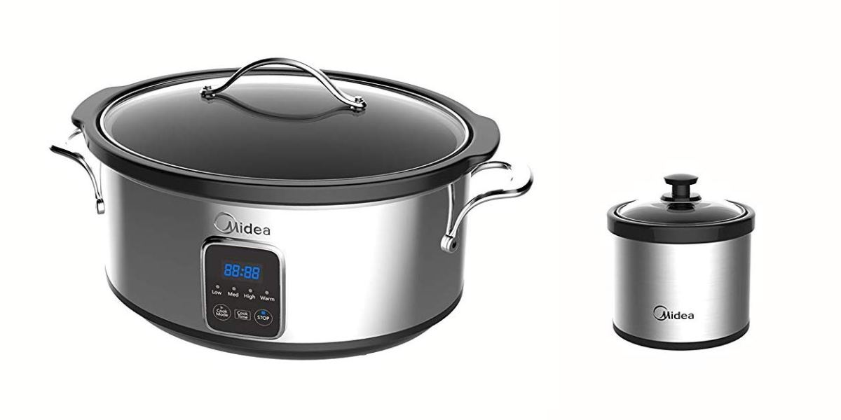 Feed the whole family for $18 w/ this Midea 6.5 Qt. Slow Cooker bundle